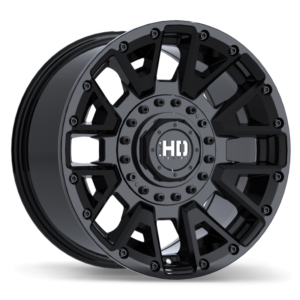 Fast HD Knuckles 18x9.0 8x180mm +0 125 Gloss Black – The Wheel Shop CA INC